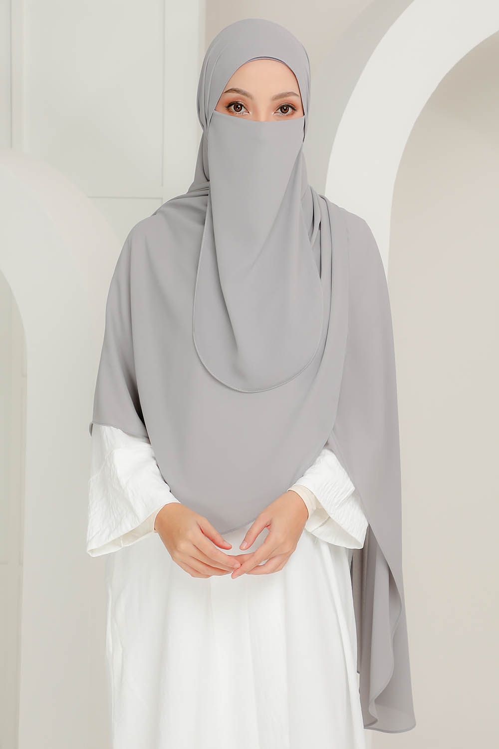 PURDAH ISHAA - FOSSIL GREY